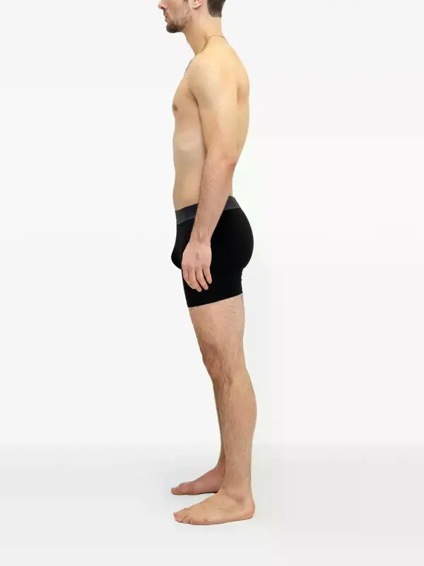 Place Of Ëlms Elastic-waist Boxer Shorts - Black
