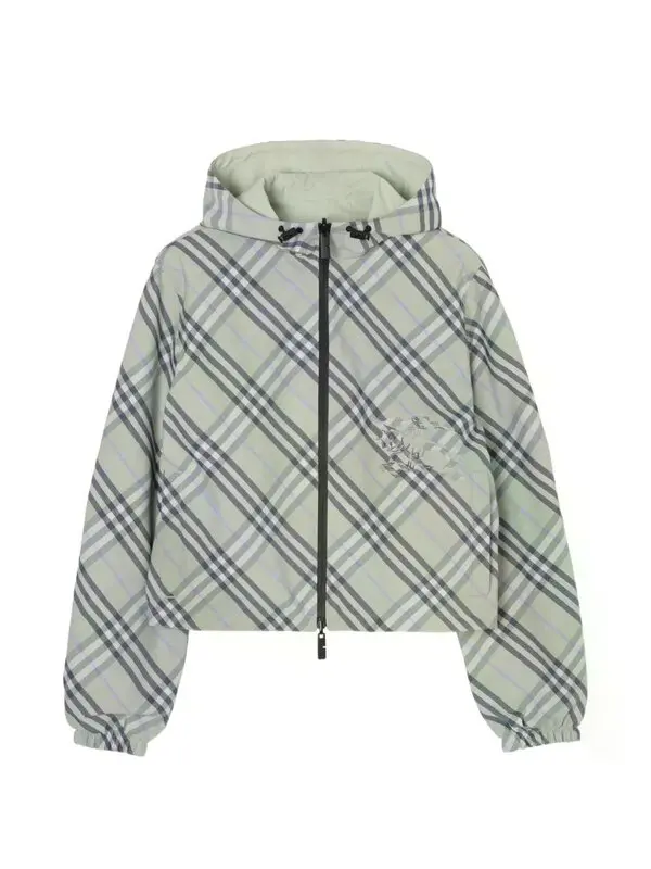 Burberry Check Reversible Cropped Jacket