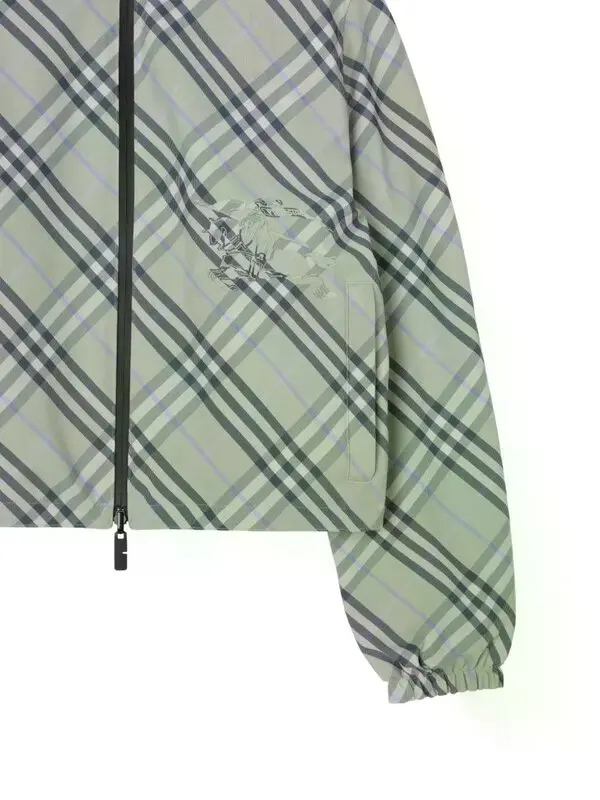 Burberry Check Reversible Cropped Jacket