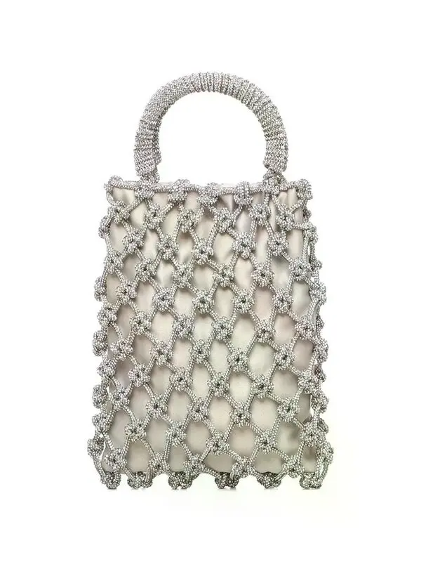 Rosantica Crystal-embellished Tote Bag - Silver