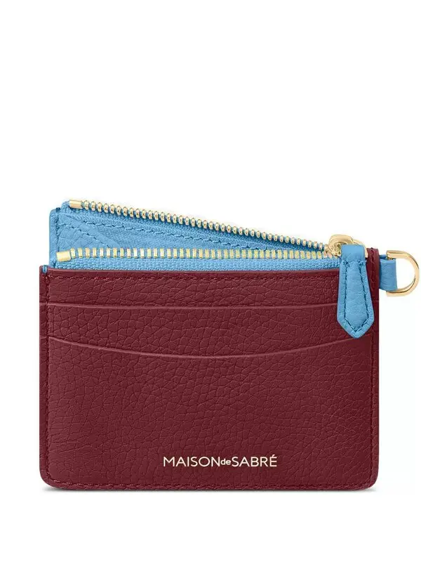 MAISON DE SABRE Zipped Card Holder - Brown