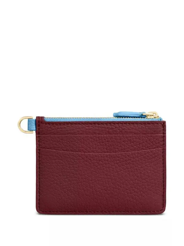 MAISON DE SABRE Zipped Leather Card Holder - Brown