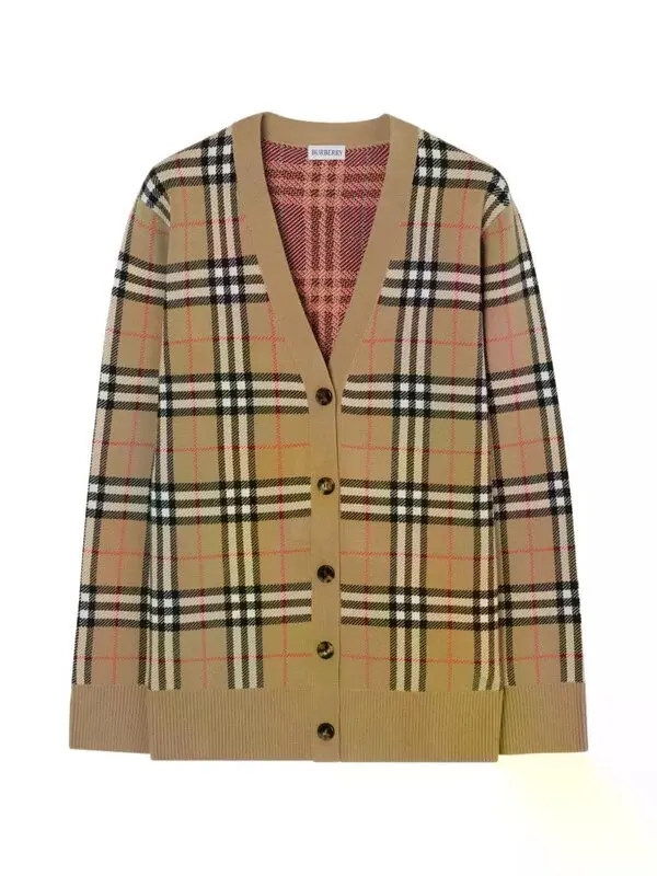 Burberry Check Cardigan