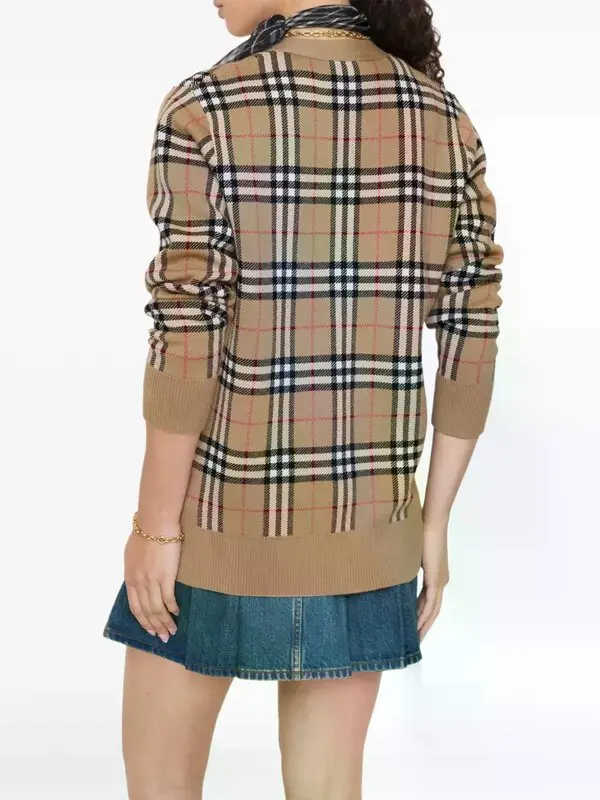 Burberry Check Cardigan