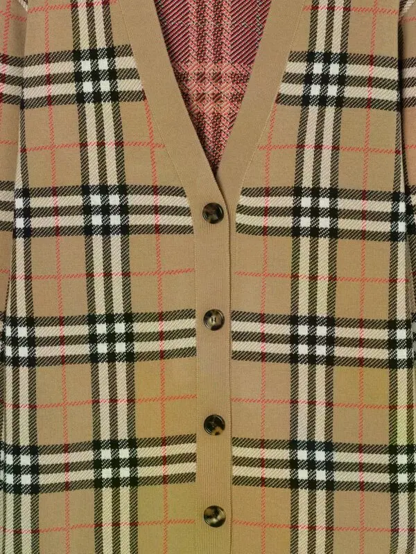 Burberry Check Cardigan