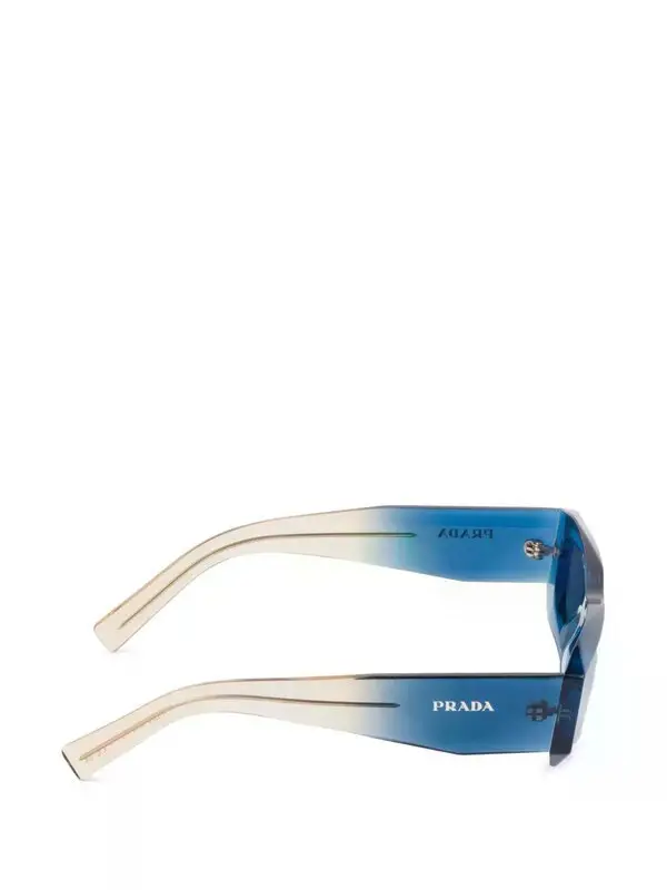 Prada Symbole Rectangle-frame Sunglasses