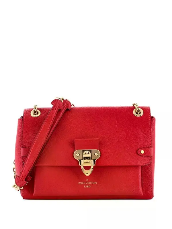 LOUIS VUITTON Vavin Pm Monogram Empreinte Leather Crossbody Bag - Red