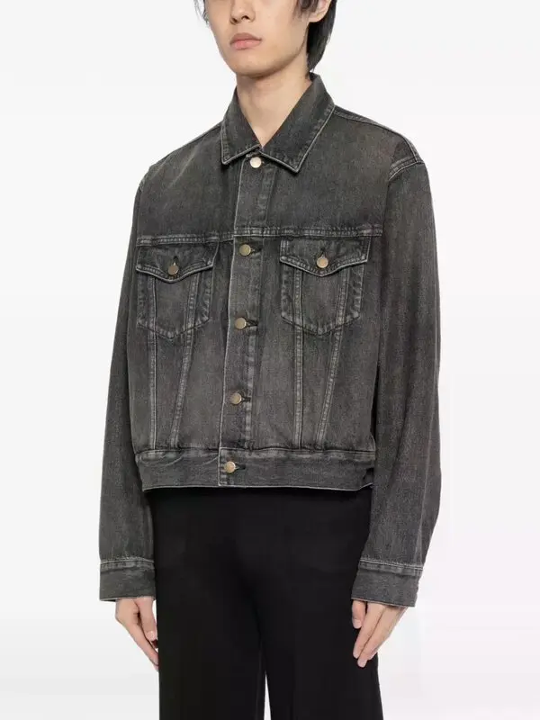 Fear Of God Trucker Denim Jacket - Grey
