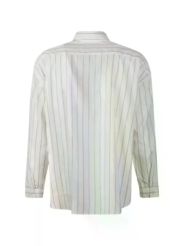 SUNFLOWER Striped-pattern Chest-pocket Shirt