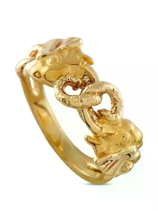 CARRERA Y CARRERA 18k Yellow Two-elephant Ring