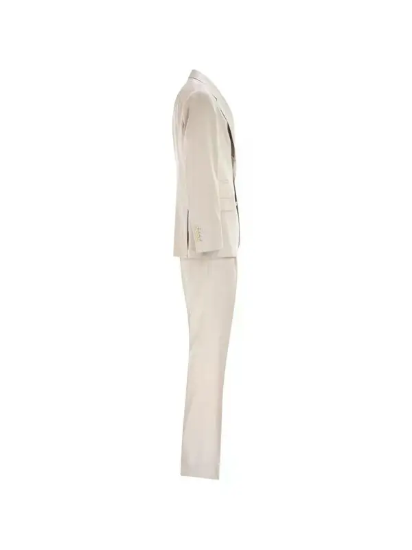 Brunello Cucinelli Two-button Pleated Suit - Neutrals