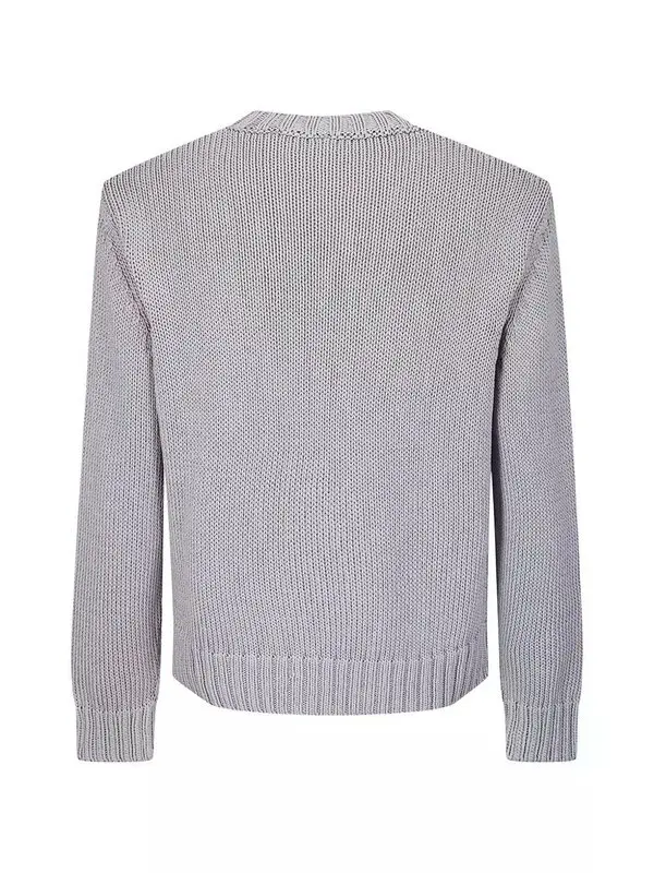 SUNFLOWER Frederik Cotton Sweater - Grey
