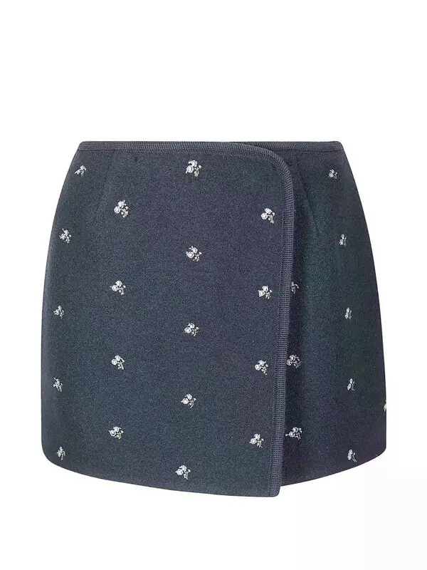 RIER Floral-detail Mini Skirt
