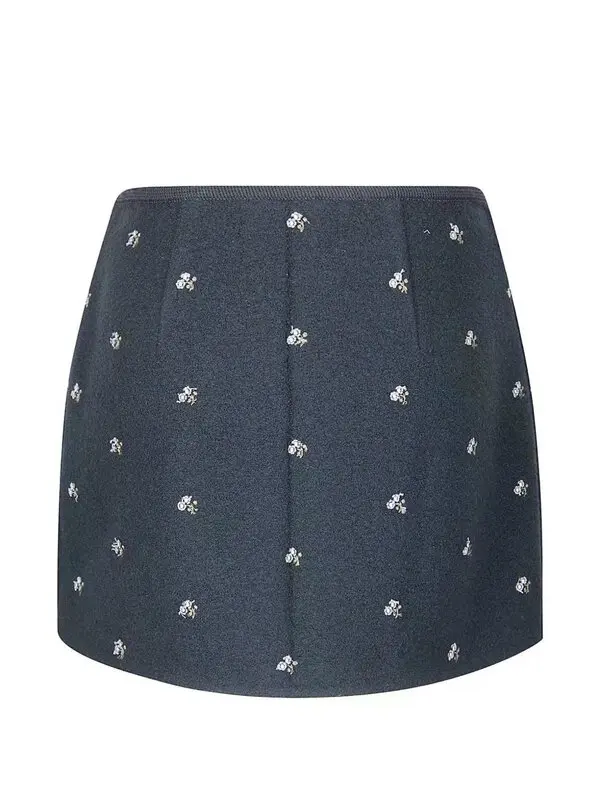 RIER Floral-detail Mini Skirt