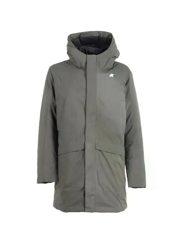 K-WAY Jarno St Thermo Hooded Coat - Grey