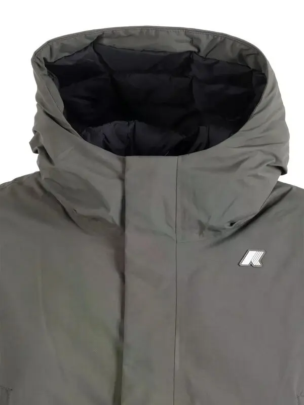 K-WAY Jarno St Thermo Hooded Coat - Grey