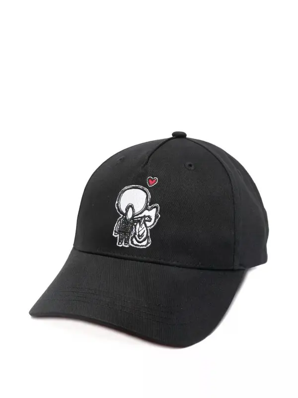 Karl Lagerfeld Ikon Valentine Baseball Cap - Black