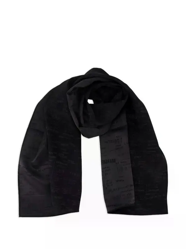 MAISON MARGIELA Jacquard Logo Scarf
