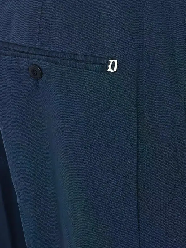 DONDUP Cuffed Trousers - Blue