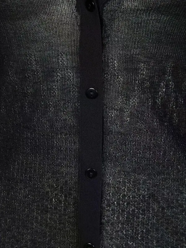 Victoria Beckham Ribbed Cardigan