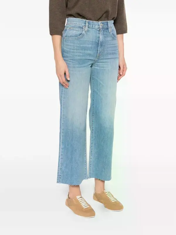SLVRLAKE Frayed Grace Crop Denim Jeans