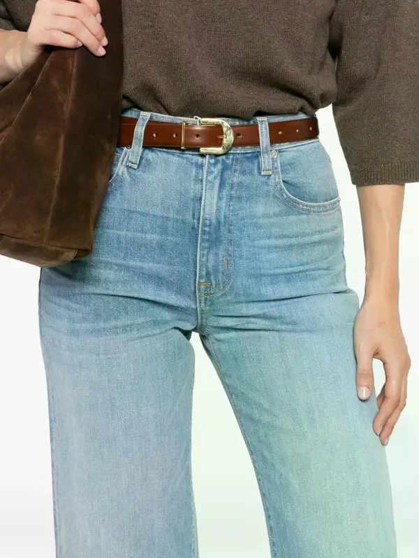 SLVRLAKE Frayed Grace Crop Denim Jeans