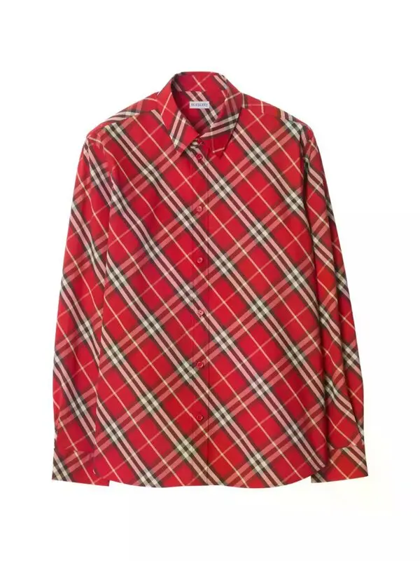 Burberry Relaxed Fit Check Cotton Shirt