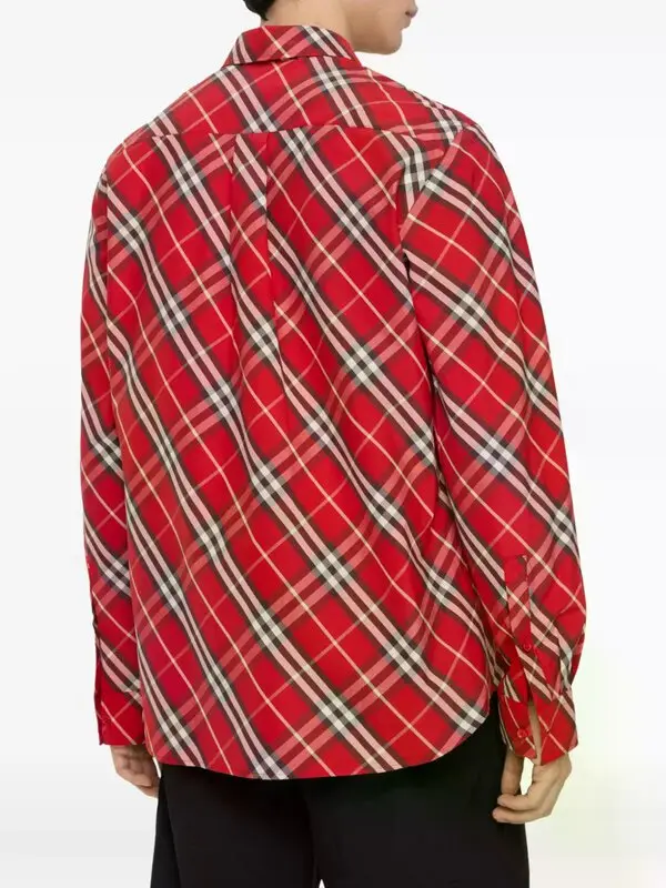 Burberry Relaxed Fit Check Cotton Shirt
