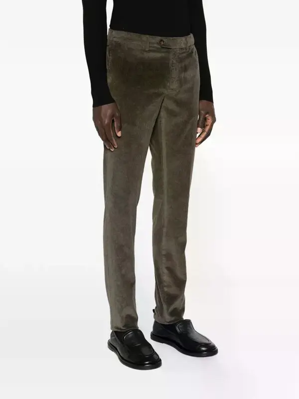 Canali Belt-loop Trousers - Brown