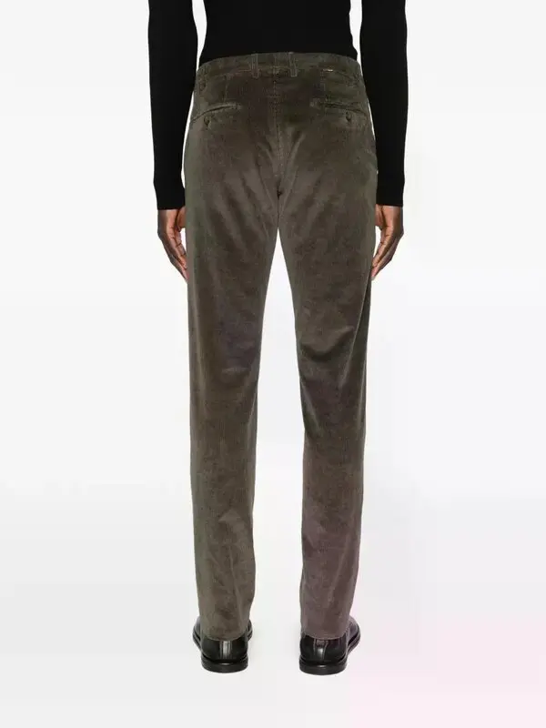Canali Belt-loop Trousers - Brown