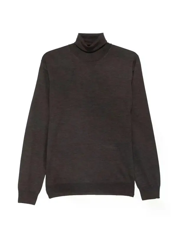 Corneliani Roll-neck Sweater - Brown