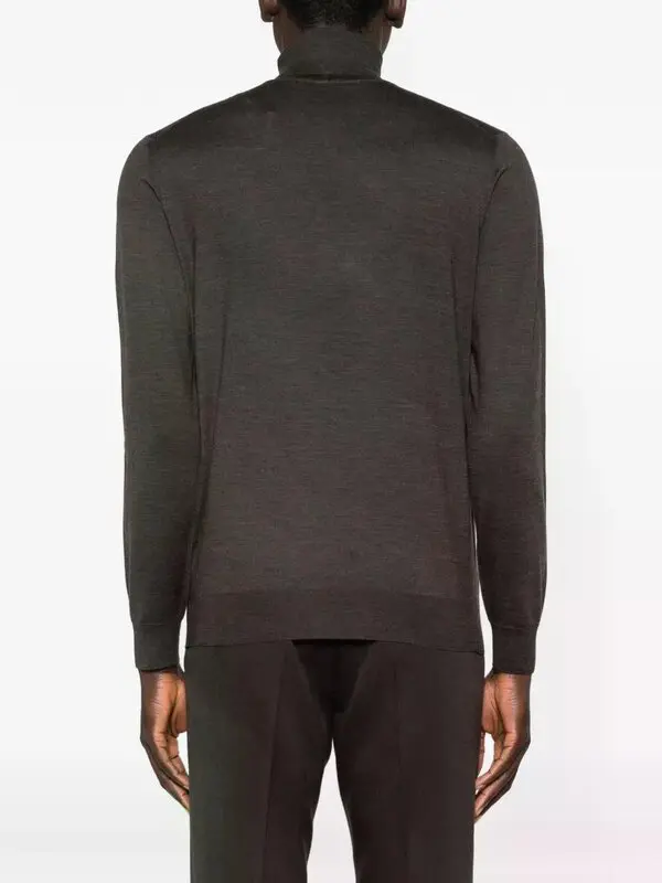 Corneliani Roll-neck Sweater - Brown