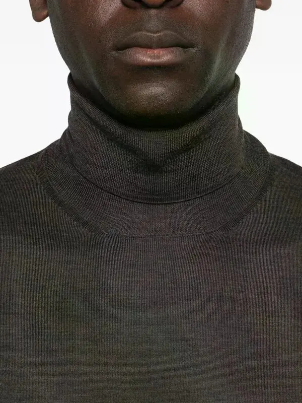 Corneliani Roll-neck Sweater - Brown