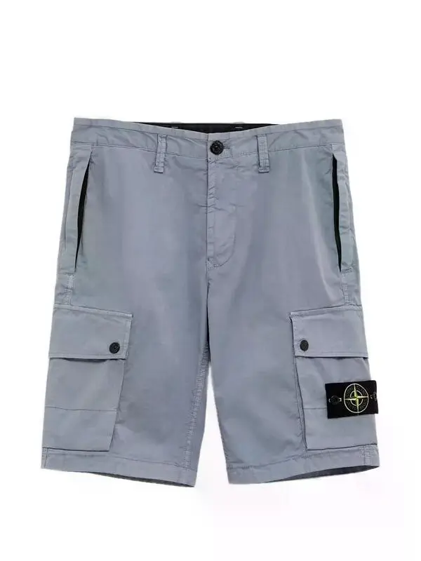 Stone Island Cargo Patch Shorts - Blue