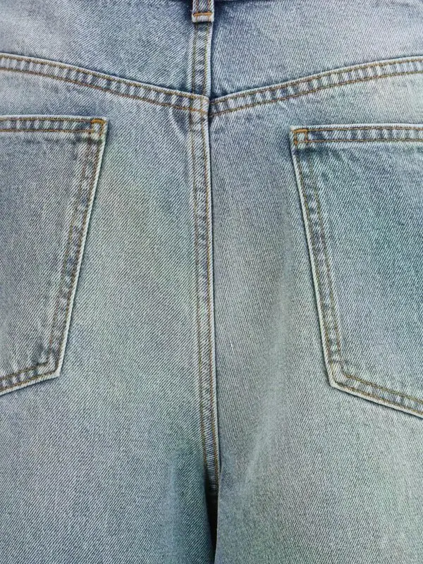 RÓHE Sculptural Button-fastening Jeans - Blue