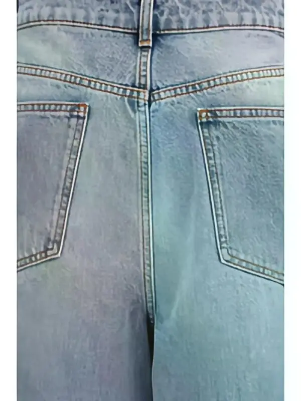 RÓHE Sculptural Button-fastening Jeans - Blue
