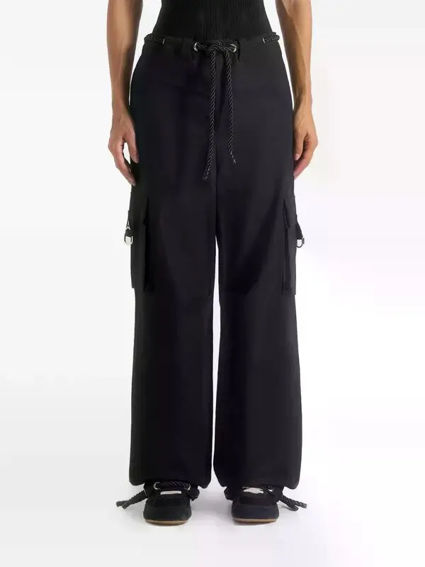 Manière De Voir Rosa Cargo Pants - Black