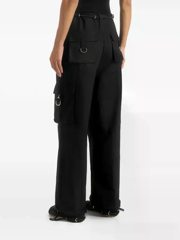 Manière De Voir Rosa Cargo Pants - Black