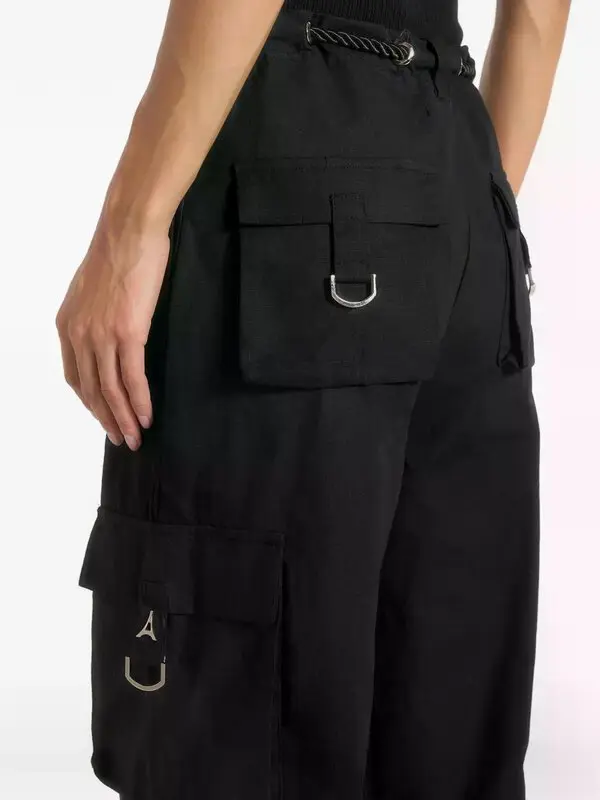 Manière De Voir Rosa Cargo Pants - Black