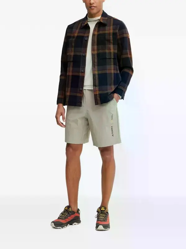 Fjallraven Check-pattern Two-pocket Shirt Jacket