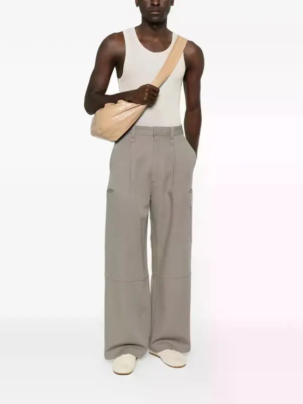 ENTIRE STUDIOS Ribbed-trims Tank Top - Neutrals