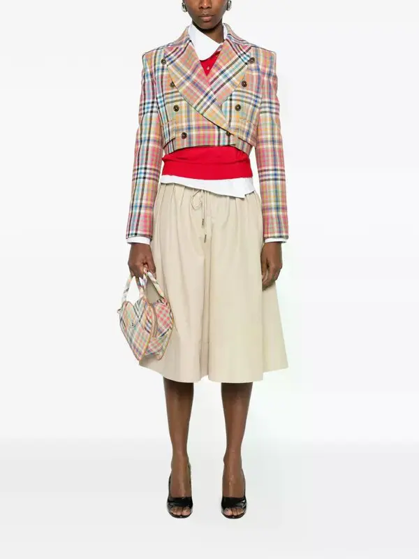 VIVIENNE WESTWOOD Double-breasted Check Jacket