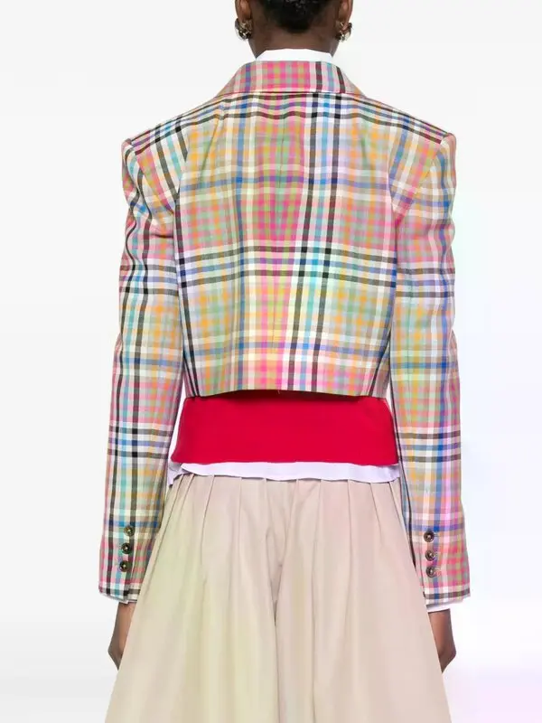 VIVIENNE WESTWOOD Double-breasted Check Jacket