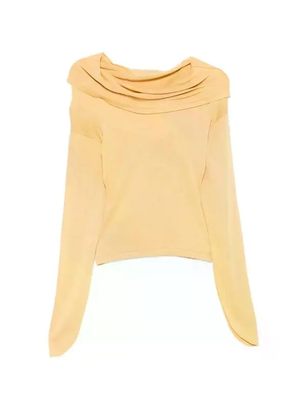 AYA MUSE Rylin Draped Top - Neutrals