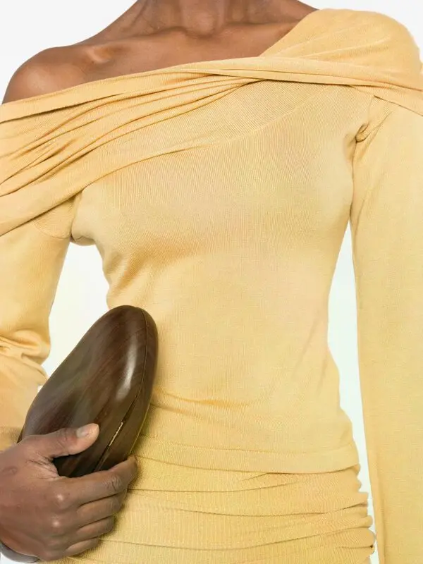 AYA MUSE Rylin Draped Top - Neutrals