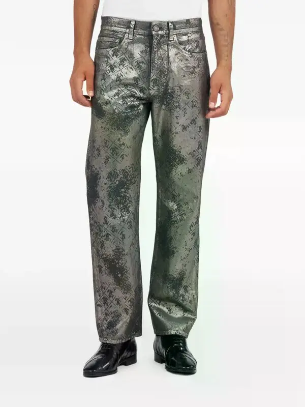 Roberto Cavalli Monogram-print Trousers