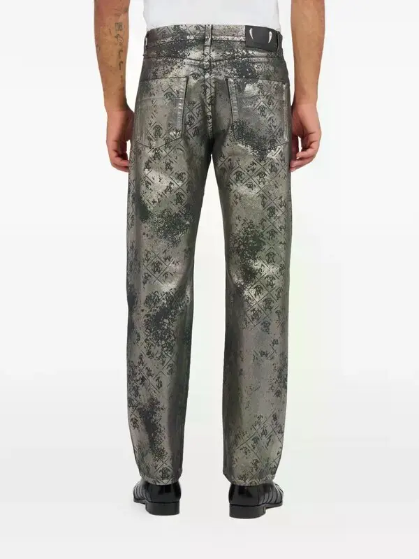Roberto Cavalli Monogram-print Trousers