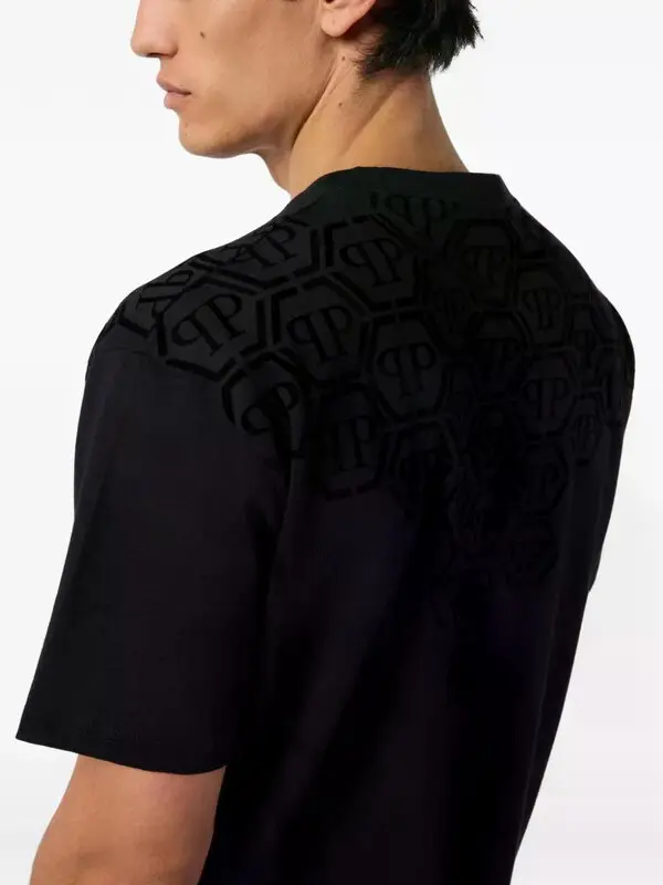 Philipp Plein Logo-pattern T-shirt