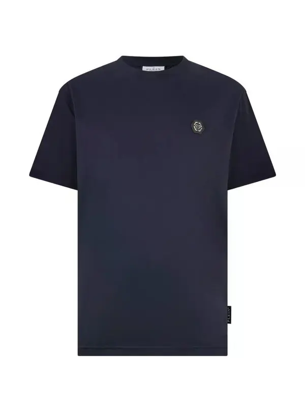 Philipp Plein Round-neck Logo-appliqué T-shirt