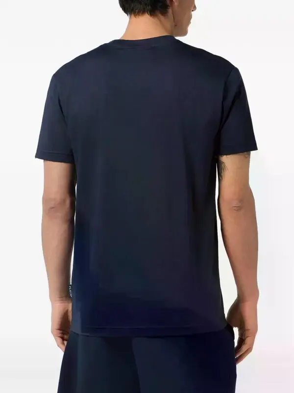 Philipp Plein Round-neck Logo-appliqué T-shirt